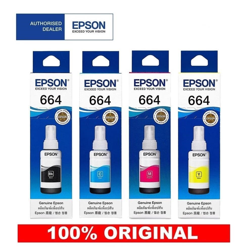 Epson T664 ink Original Genuine Bottle T664 664ink L350 L110 L355 L365 L120 L121 Epson 70ml ...