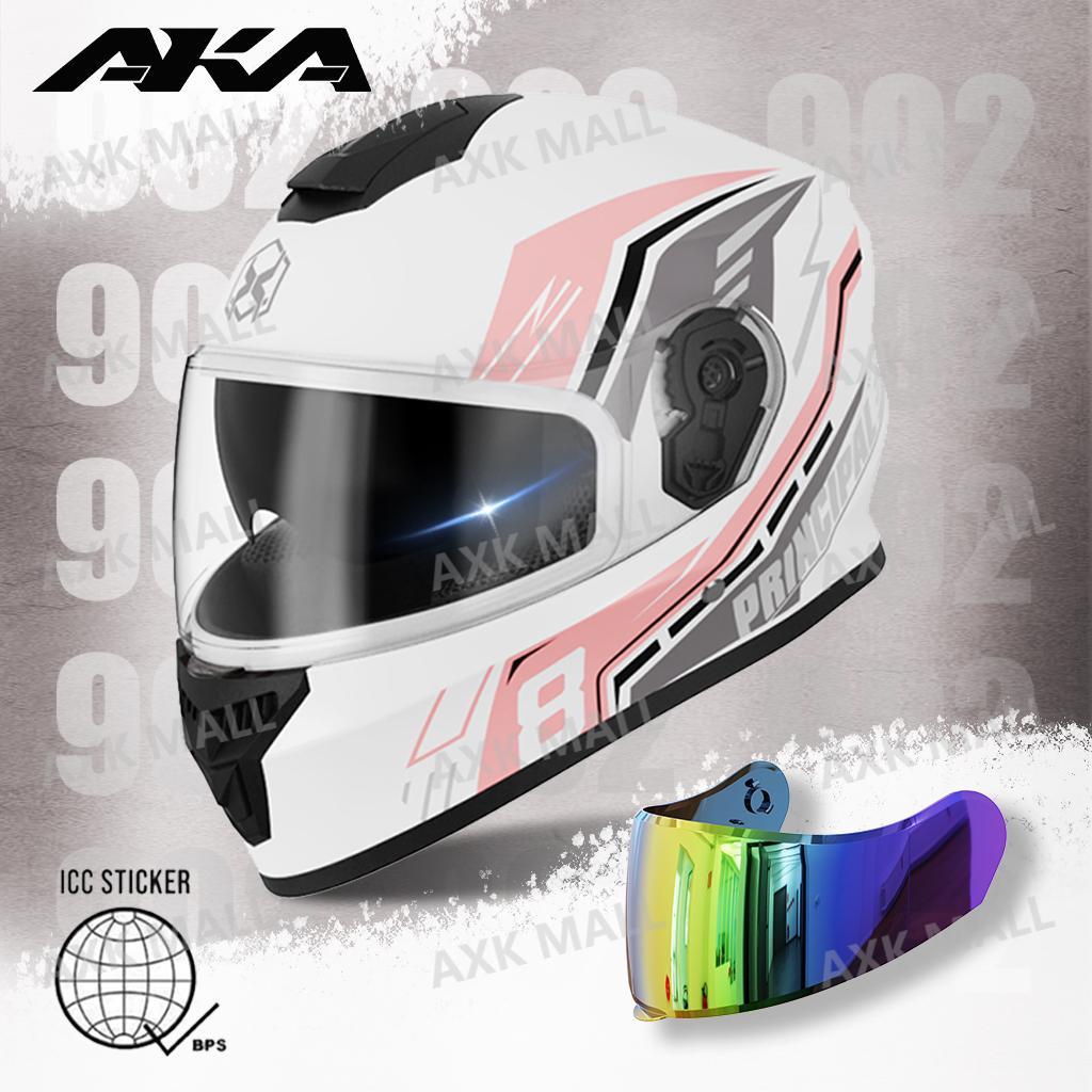 AXK 902 Dual Lens Motorcycle Helmet Unisex Full Face Helmet & color ...