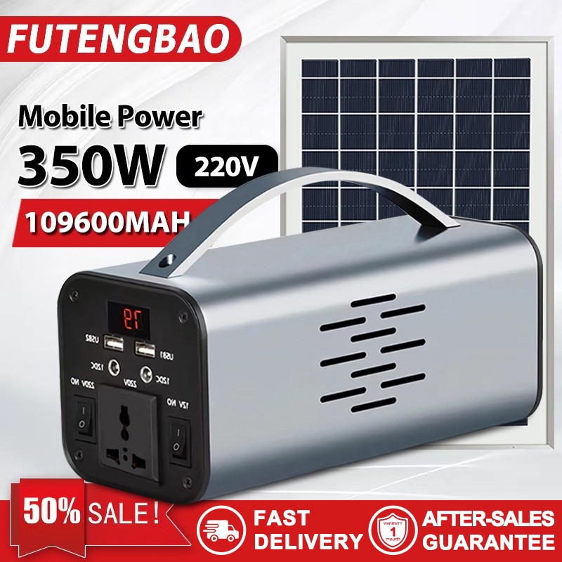 Portable Home Generator Large Capacity Power Station 220V 350W ...