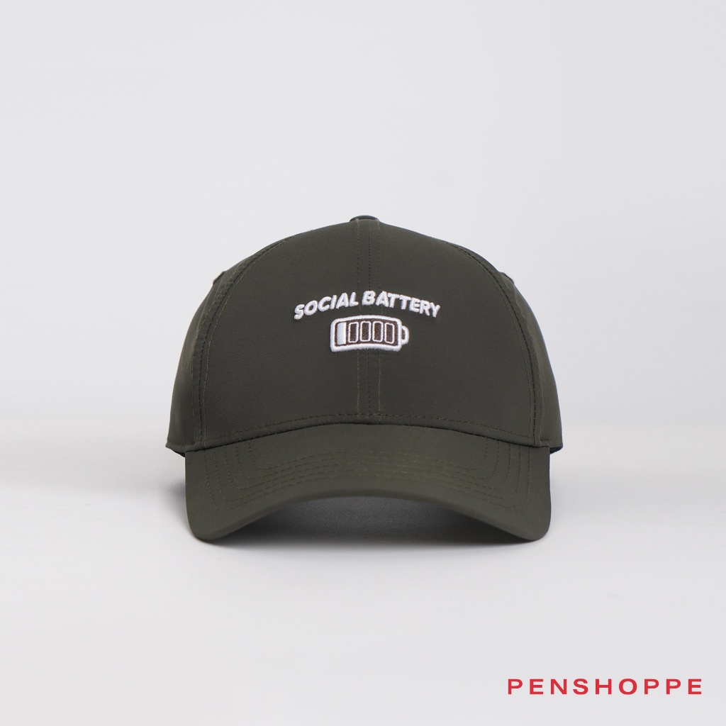 Penshoppe Varsity Cap with Embossed Print (Burnt Olive) | Shopee ...