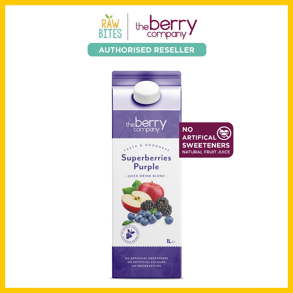 The Berry Company Superberries Purple Juice 1L (Gluten Free, No Refined ...