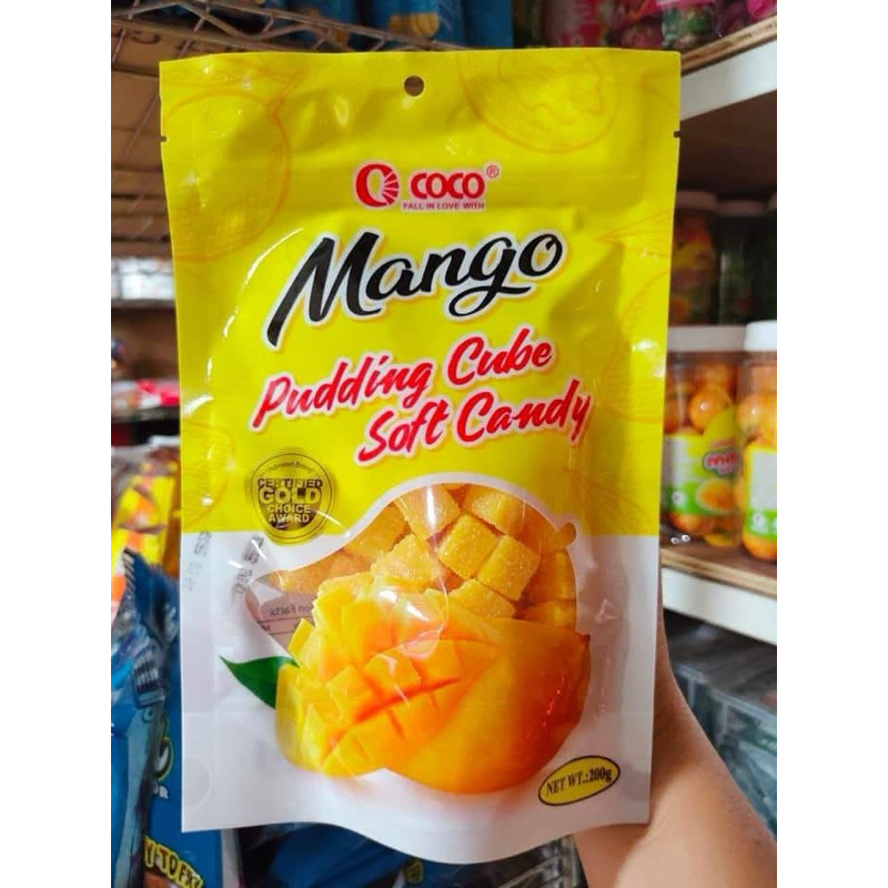 COCO MANGO / STRAWBERRY / GRAPES PUDDING GUMMY CUBES 50pcs INSIDE ...