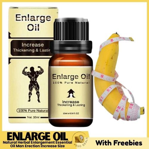 Enlarge OIL 100% Natural Herbal Enlargement Essential Oil Man Erection ...