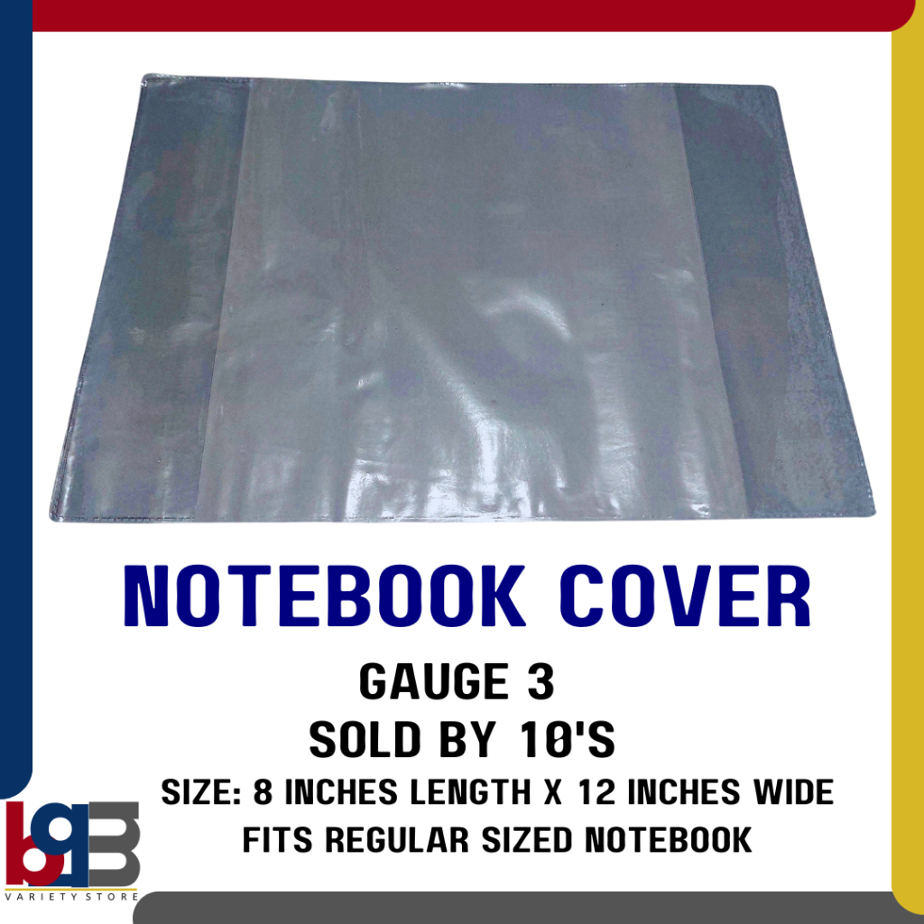 Plastic Notebook Cover 10 pcs per order 8 inches length X 12 inches ...