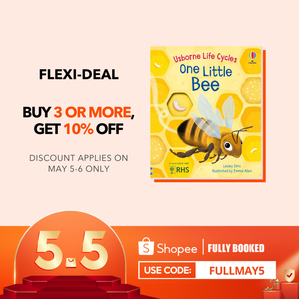 Usborne Life Cycles: One Little Bee (Board Book) by Lesley Sims ...