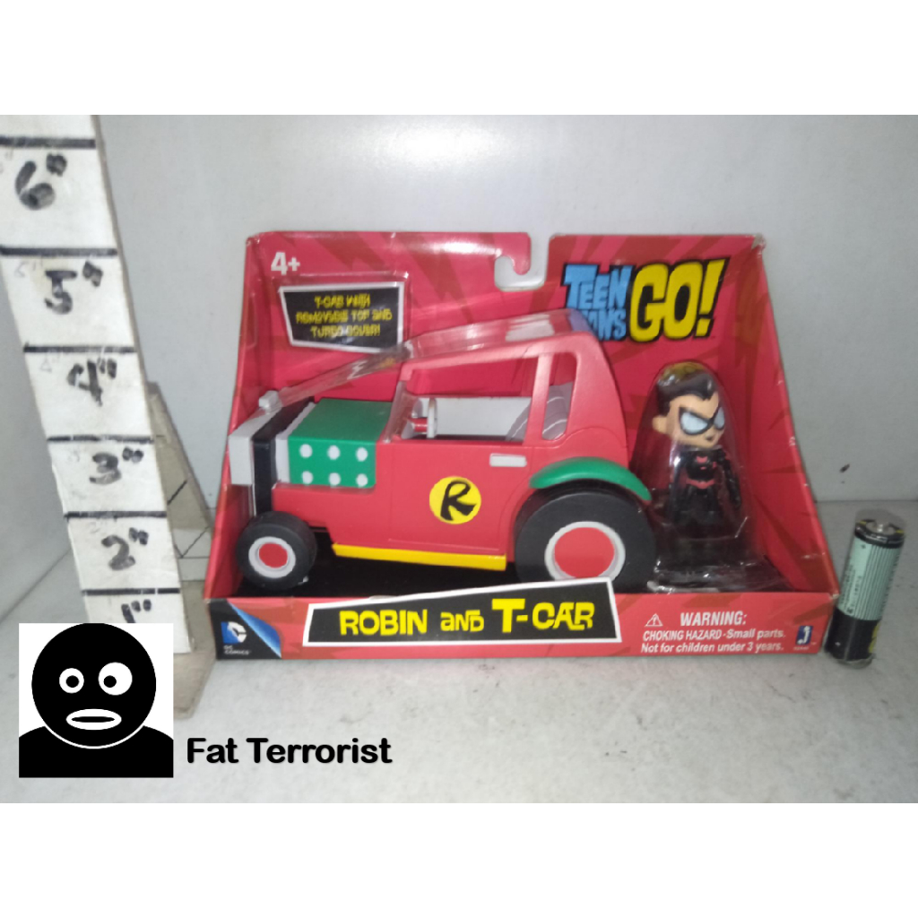 FT TTG Teen Titans Go Robin with T Car MoB | Shopee Philippines