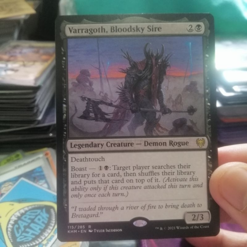 1 Varragoth, Bloodsky Sire KHM MTG card magic the gathering EDH ...