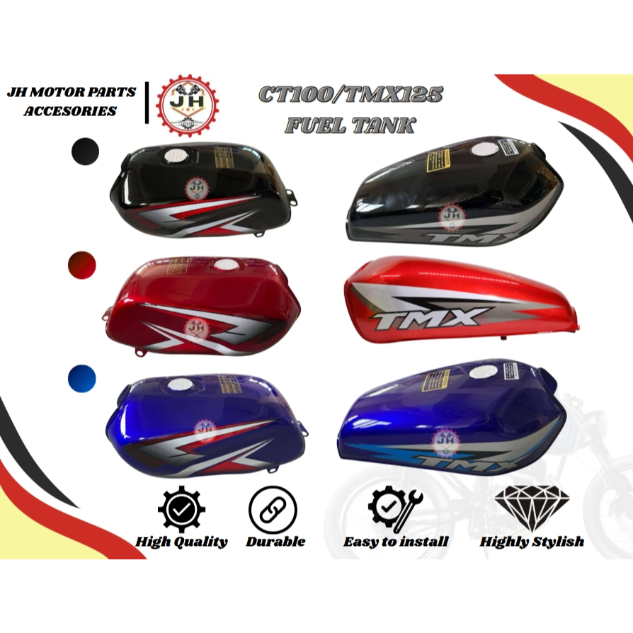 Fuel Tank / Gas Tank for CT100 and TMX 125 | Heavy Duty Steel ...