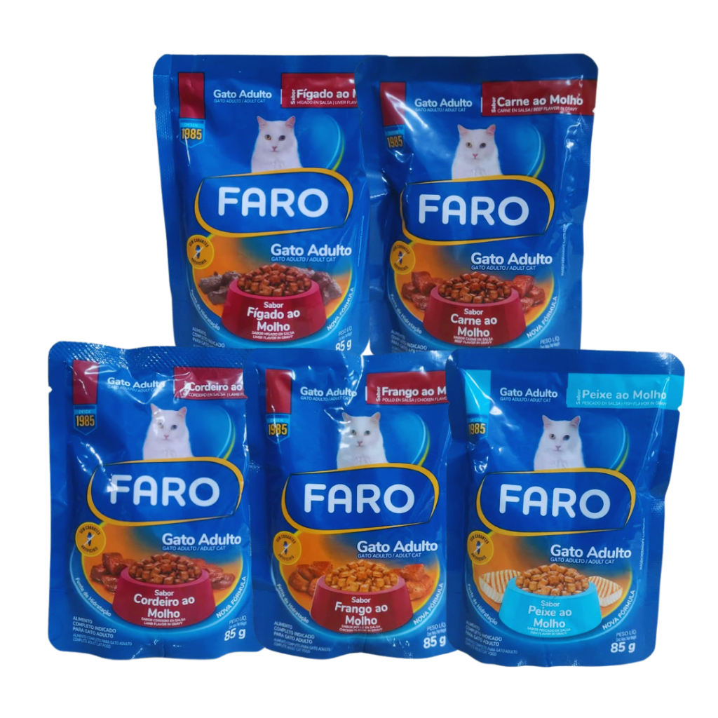 Faro Pouch Adult Cat Food in 85g | Shopee Philippines