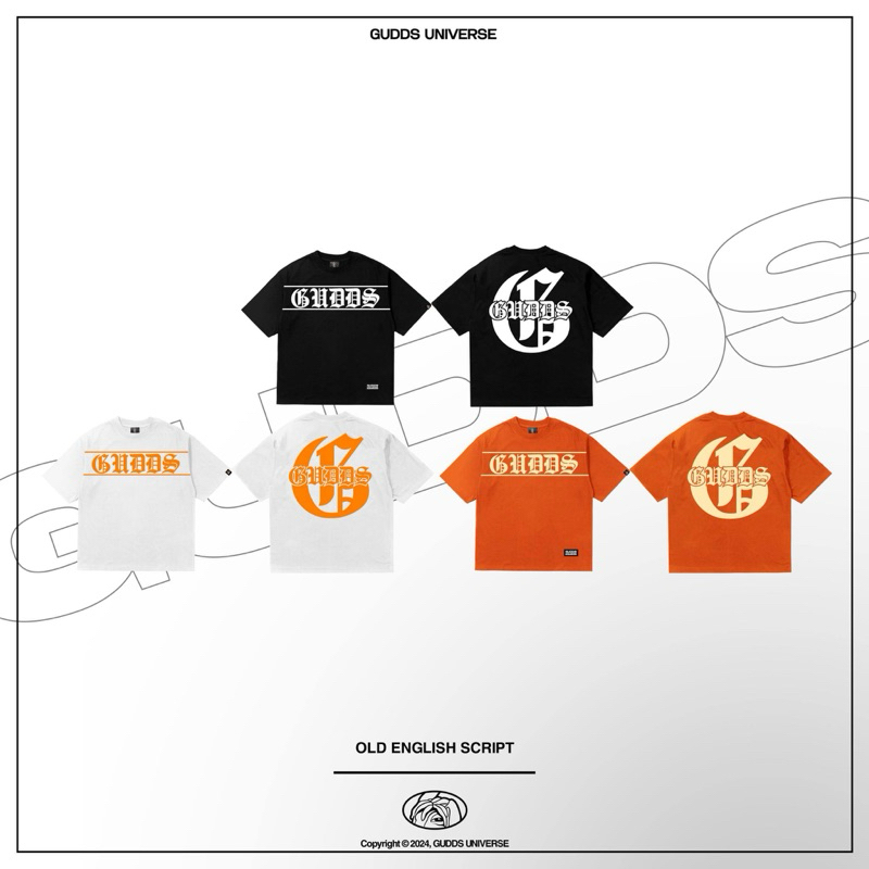 GUDDS - "OLD ENGLISH SCRIPT" TEE | Shopee Philippines