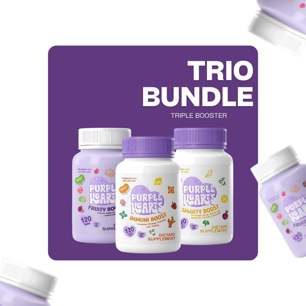 PURPLE HEARTS - Trio Bundle Fruity & Veggie Boost Multivitamin ...