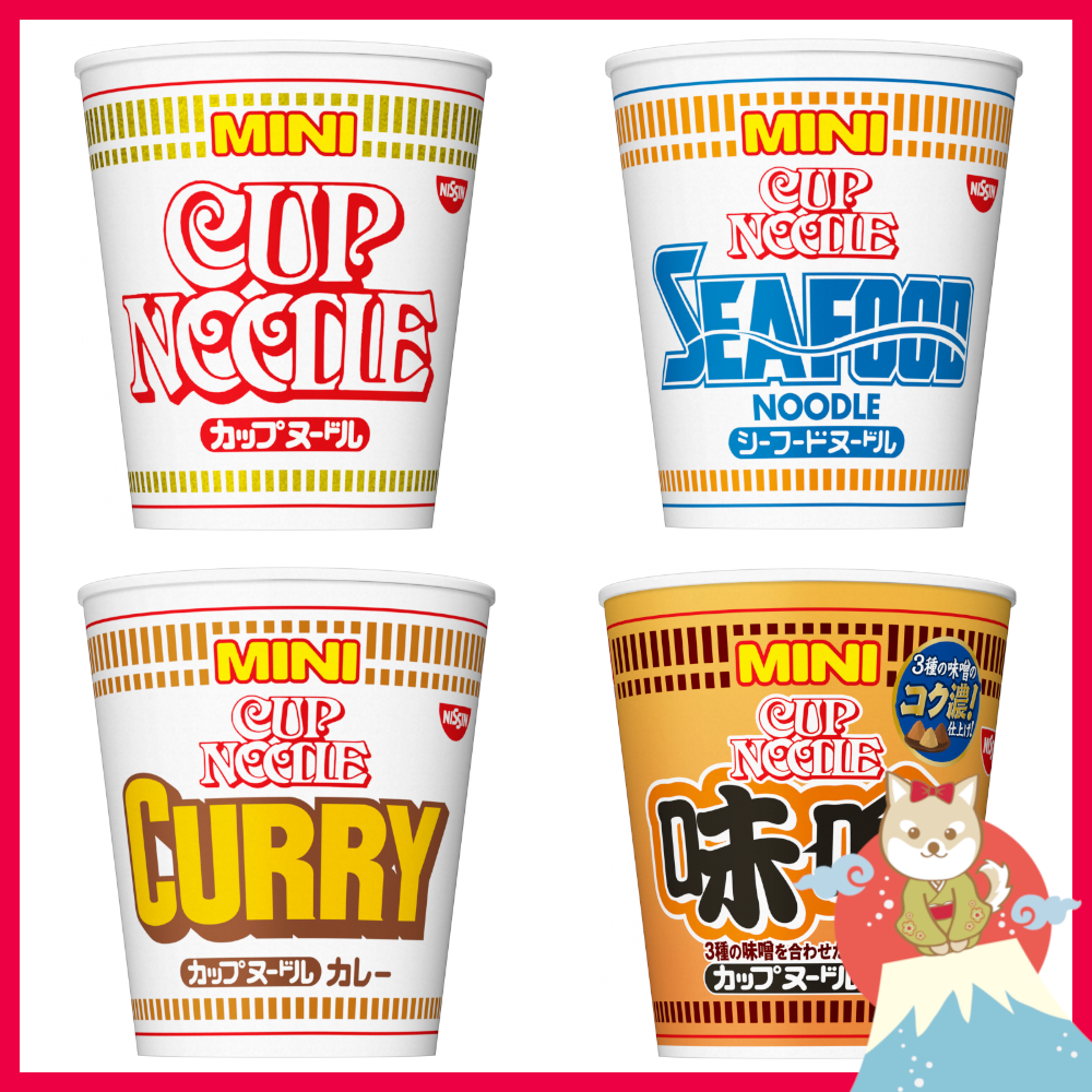 Nissin Foods Cup Noodle Mini Instant Ramen / Curry / Seafood / Miso ...