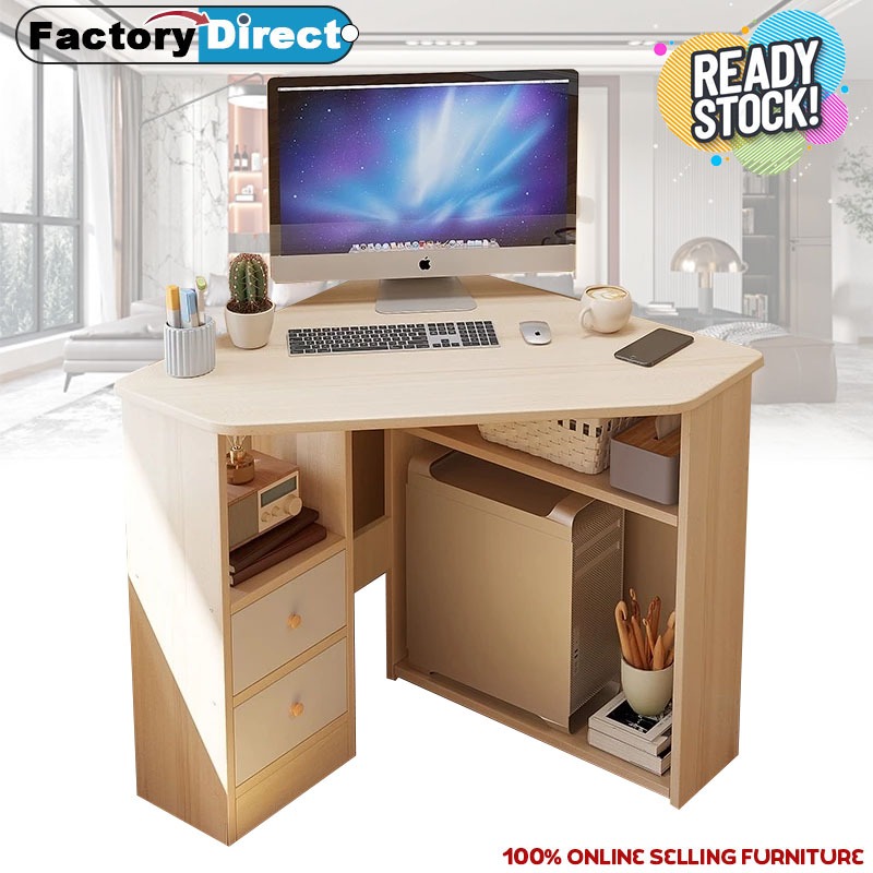 Triangular corner computer table modern simple computer table desk ...