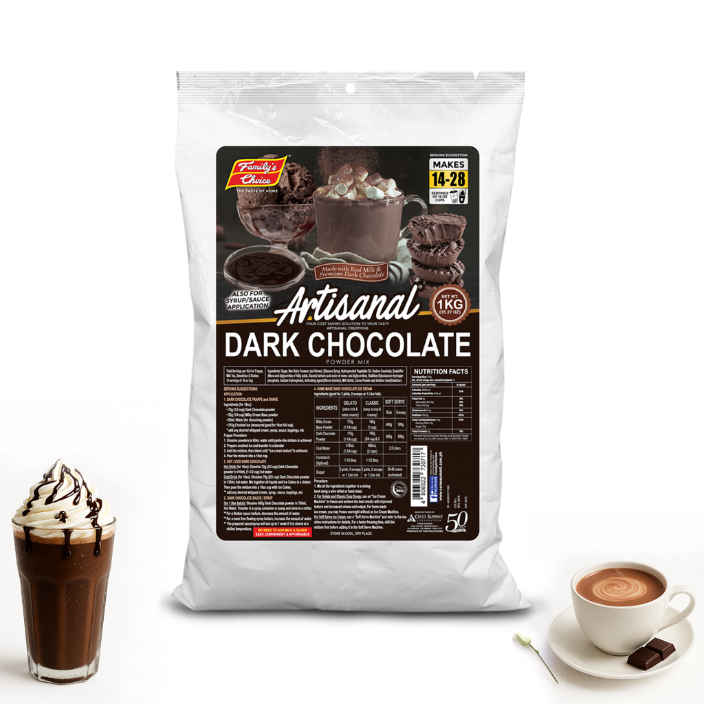 Family's Choice Artisanal Dark Chocolate Powder Mix 1 kg - Perfect for ...