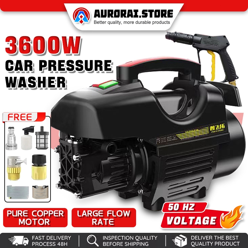 3600W Portable High Pressure Cleaner Fully Automatic Spray High Pressure Car Washer Cleaner ...