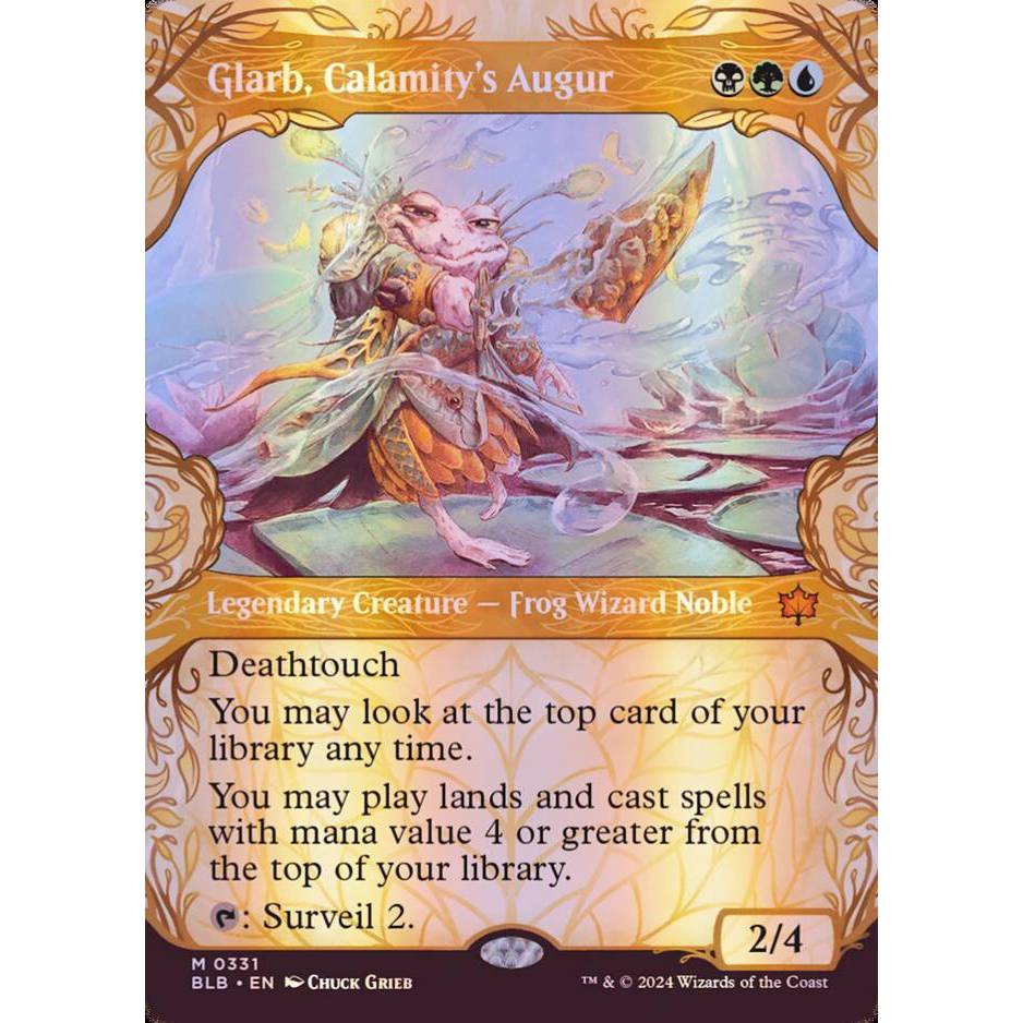 MTG Singles: Glarb, Calamity's Augur Showcase Foil NM Multi BLB ...