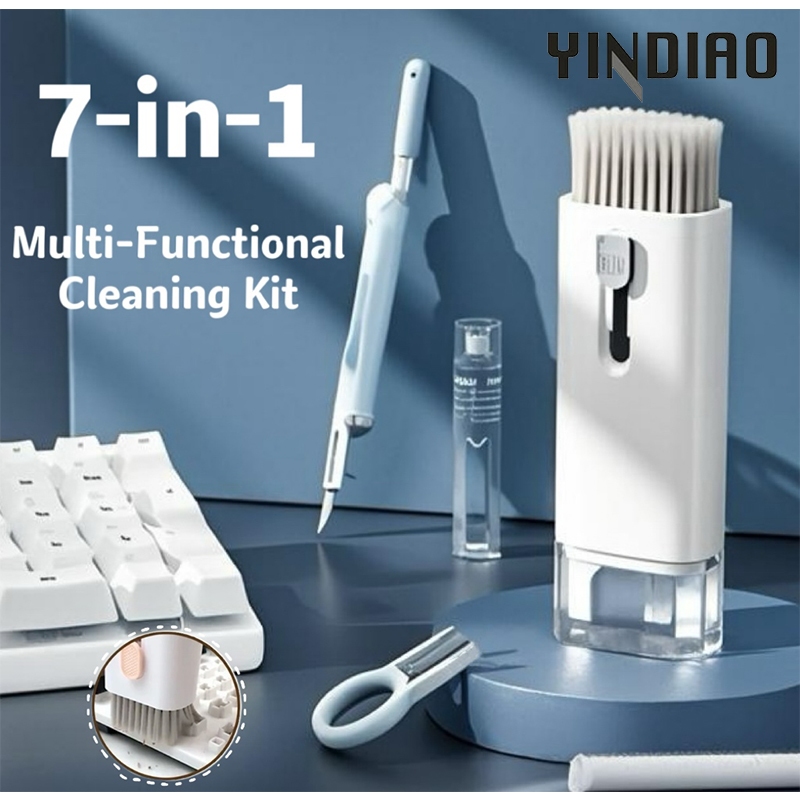 7-in-1 Computer Keyboard Cleaner Brush Kit Earphone Cleaning Pen For ...