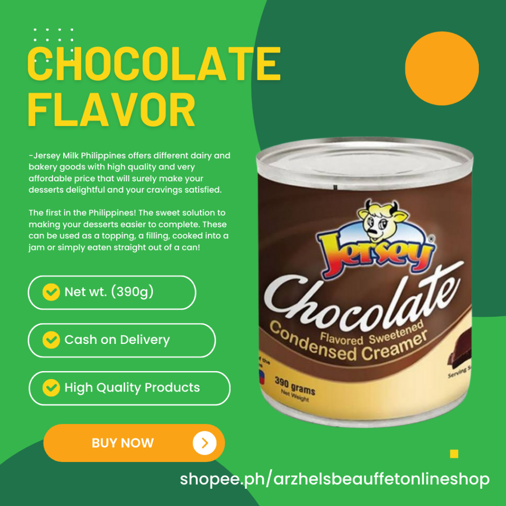 JERSEY CHOCOLATE CONDENSE - 390G | Shopee Philippines
