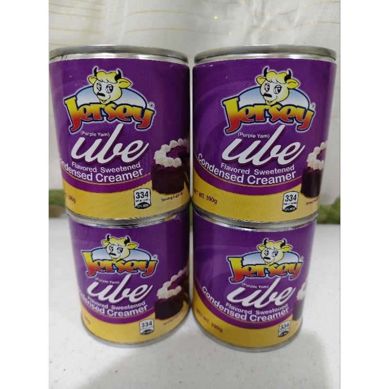 Jersey Sweetened Condensed Creamer (UBE FLAVOR) 390 grams | Shopee ...
