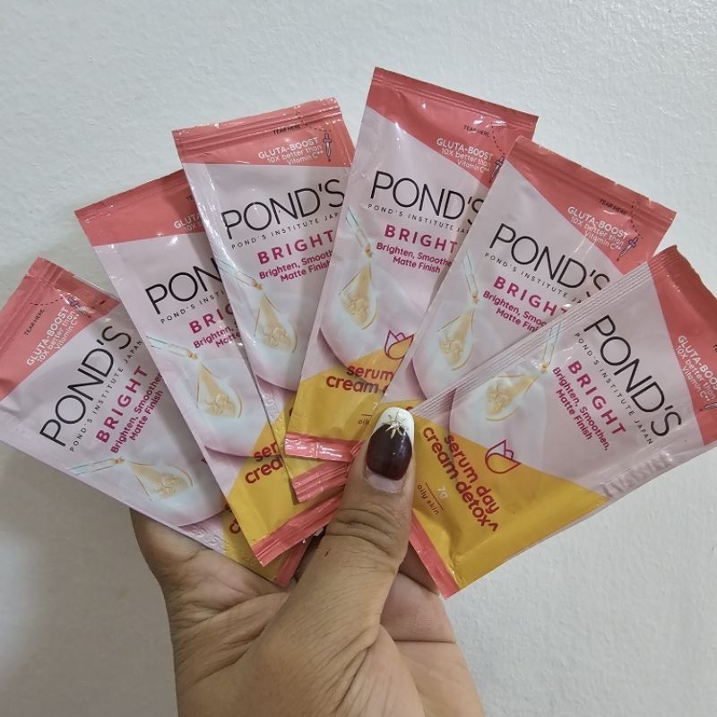 6 PONDS SERUM DAY CREAM DETOX 7G | Shopee Philippines