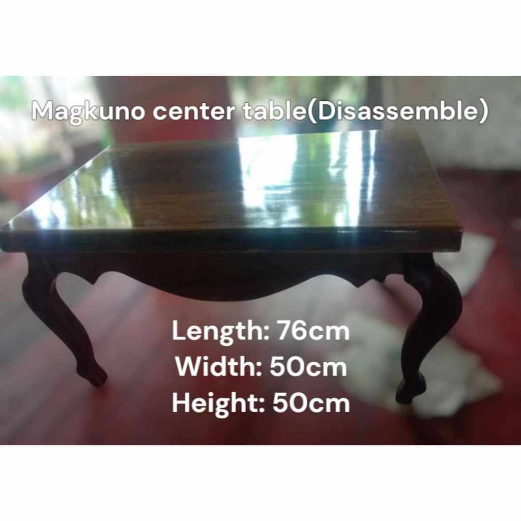 magkuno center table/ (Magkuno iroon wood)/ Center Table/ Wooden table ...
