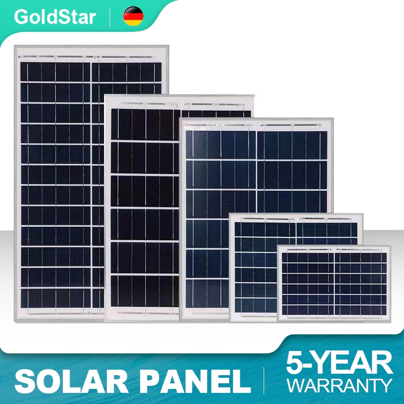 Gold Star Solar Panel Fast Charging 6W Solar Panel Charger For Camping ...