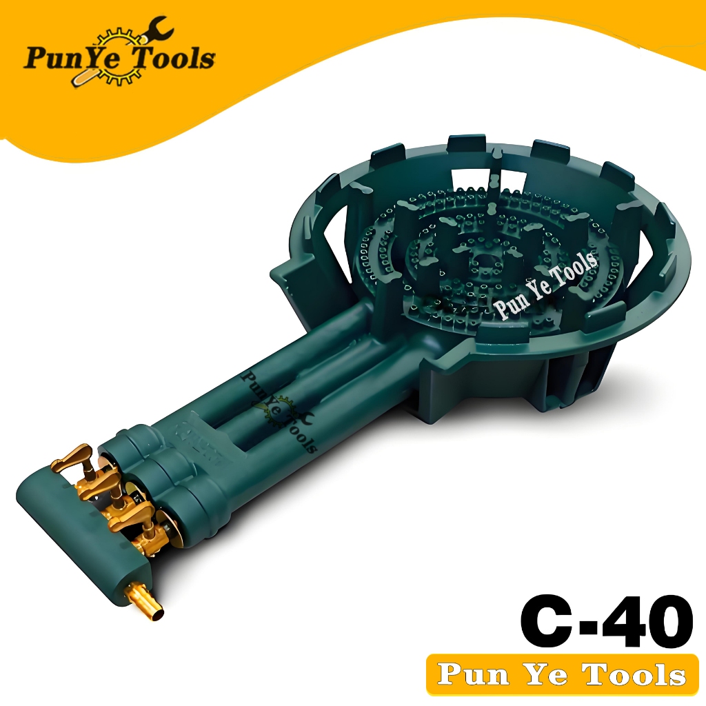 HEAVY DUTY Cast iron gas stove Burner High Pressure SUPERKALAN C-40 ...