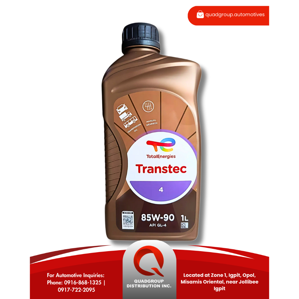 TotalEnergies TRANSTEC 4 85W-90 1 LITER | Shopee Philippines