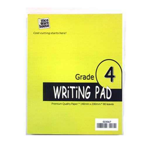 Office Warehouse Grade 4 Writing Pad 80Lvs 2pads/pack | Shopee Philippines
