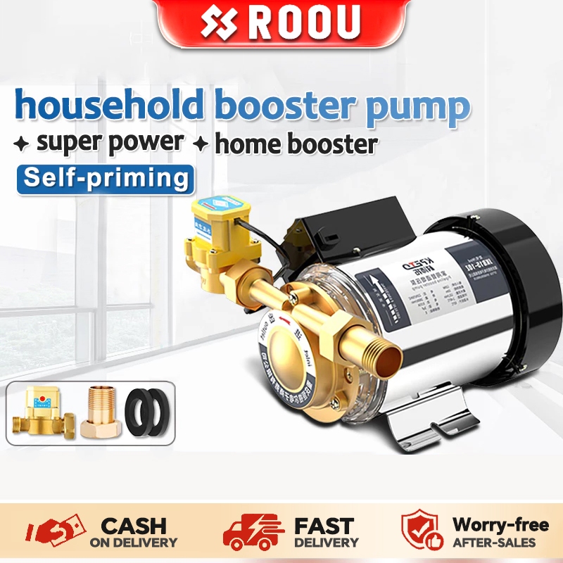 Water Booster Pump Home 220V 100W/150W/260W Automatic Shower Washing ...