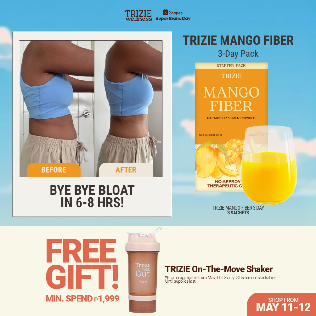 TRIZIE Mango Fiber Starter Pack (3 sachets x 10g) | Shopee Philippines