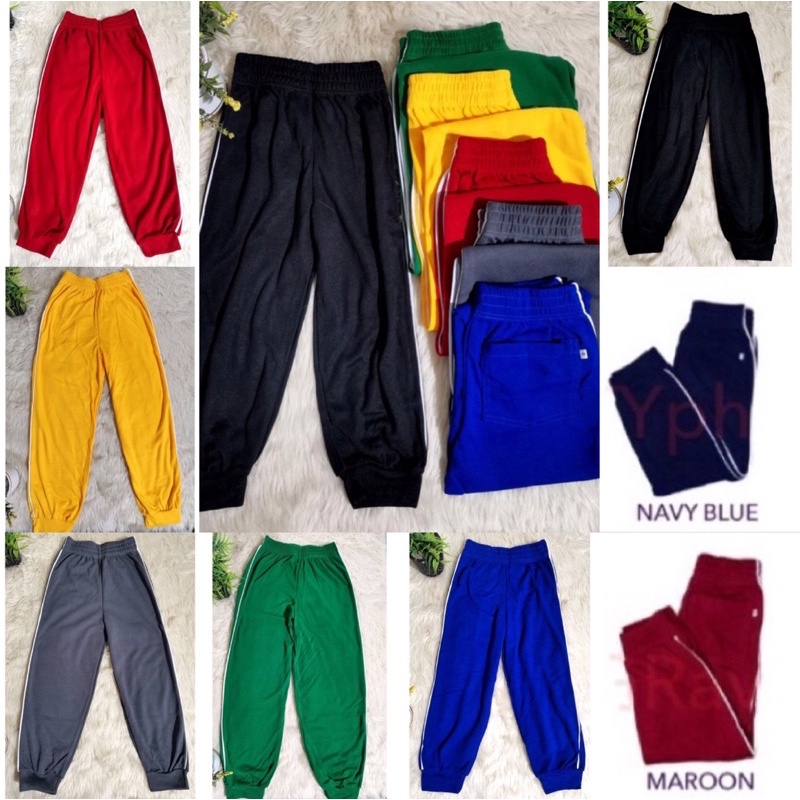 new fashion jogging pants school peuniform for kids | Shopee Philippines