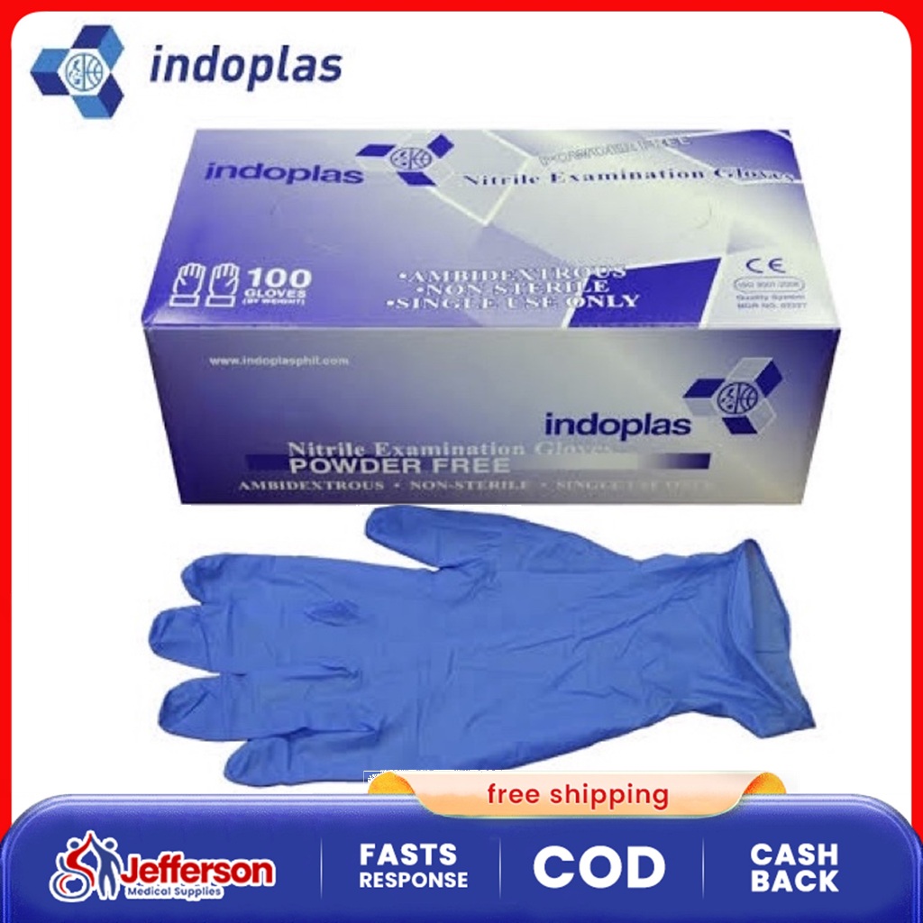 Nitrile Gloves Surgical Gloves Indoplas Brand Sizes Small, Medium and ...