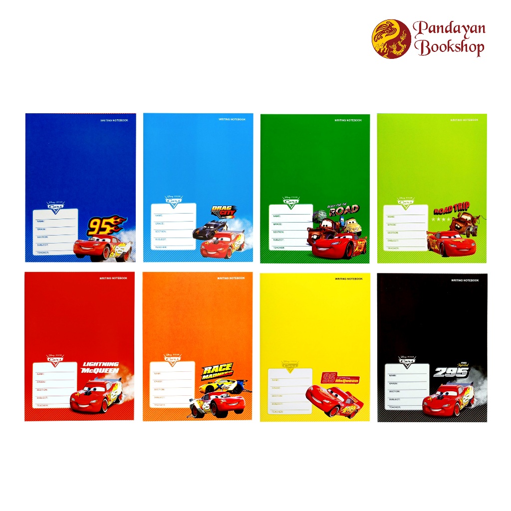 Orions Disney Pixar Cars Color Coding 10632032 Writing Notebook with ...