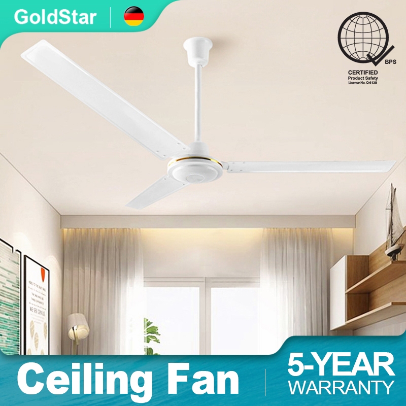 Gold Star Electric Ceiling Fan Big Size Heavy Duty Household Strong ...