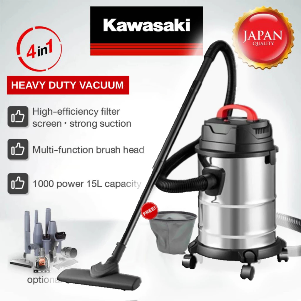 JAPAN Vacuum Stainless 35L 25L WET, DRY & BLOWER (3in1) STAINLESS ...