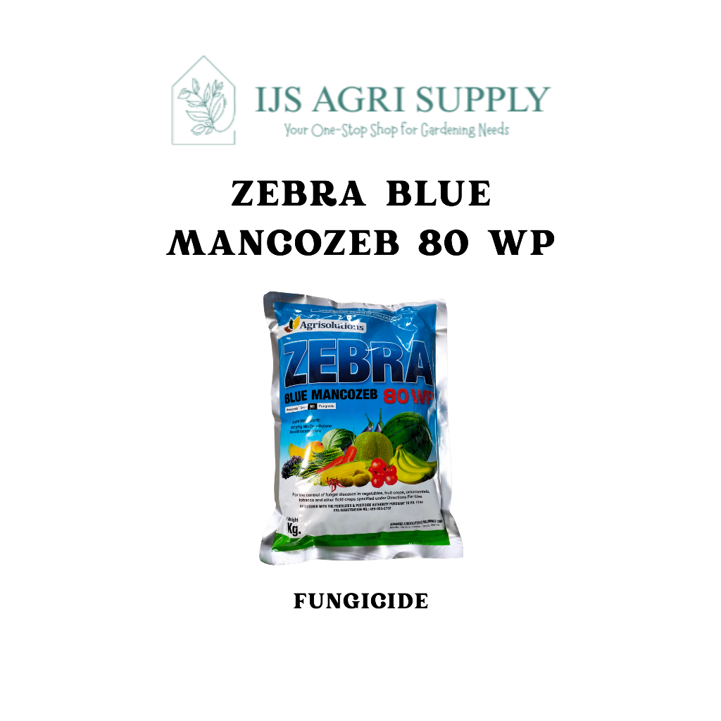 ZEBRA BLUE MANCOZEB 80WP FUNGICIDE 1KG | Shopee Philippines