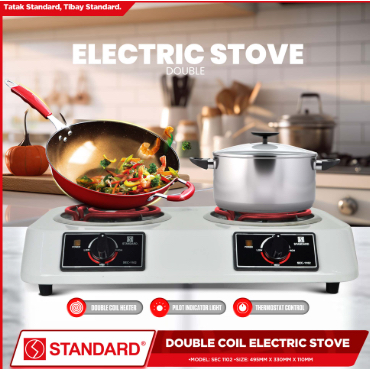 Standard ORGINAL Double Electric Stove | Shopee Philippines