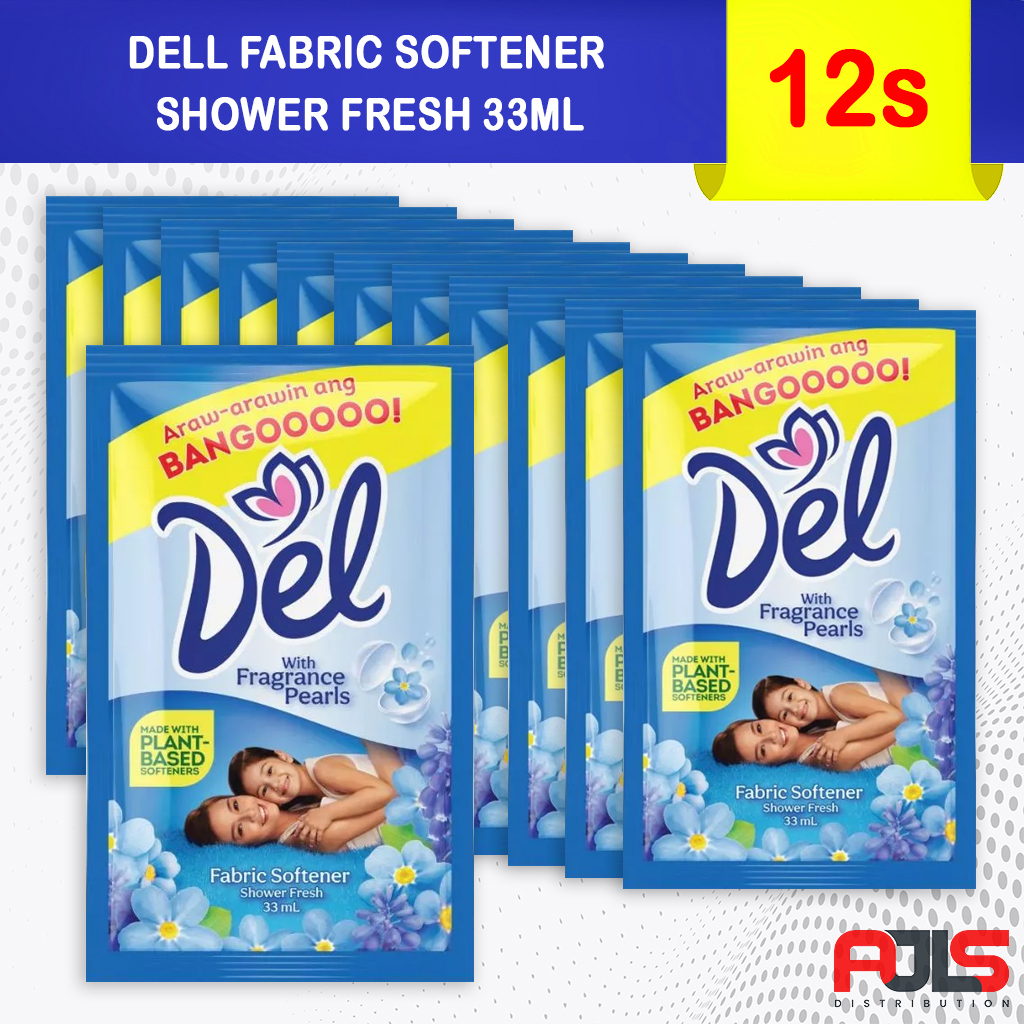 Del Fabric Softener Blue 33ml x 12's | Shopee Philippines
