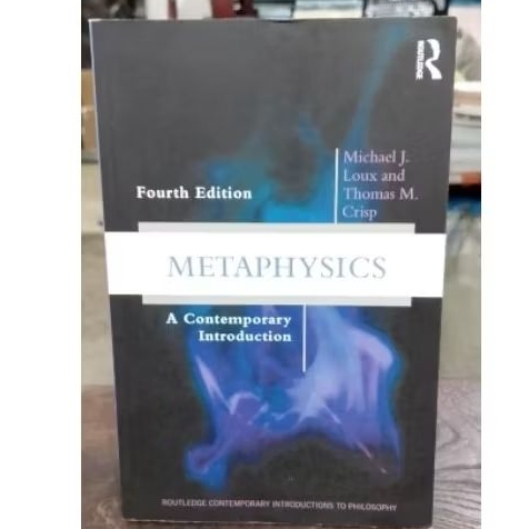 METAPHYSICS A Contemporary Introduction by Loux & Crisp 2017© Brand-new ...