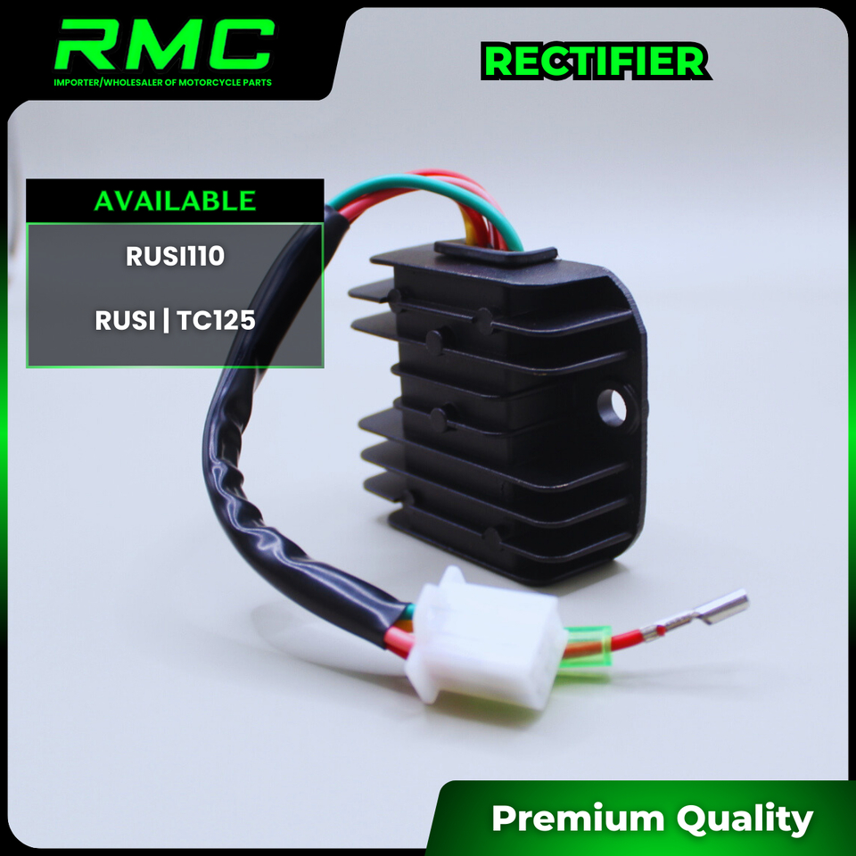 RMC MOTORCYCLE RECTIFIER FOR RUSI110/TC125 NEW | Shopee Philippines