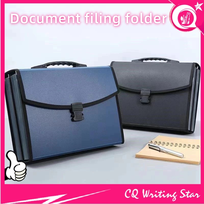 A4 Document storage with handle large capacity File Folder diamond ...