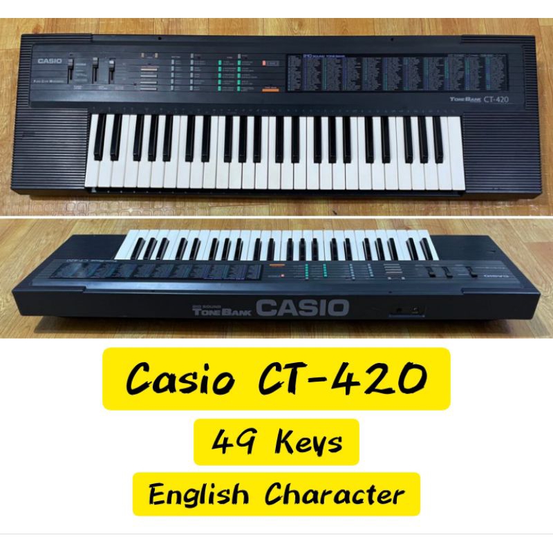 Casio CT 420- 49 Keys (Japan Surplus Keyboard Piano ) | Shopee Philippines