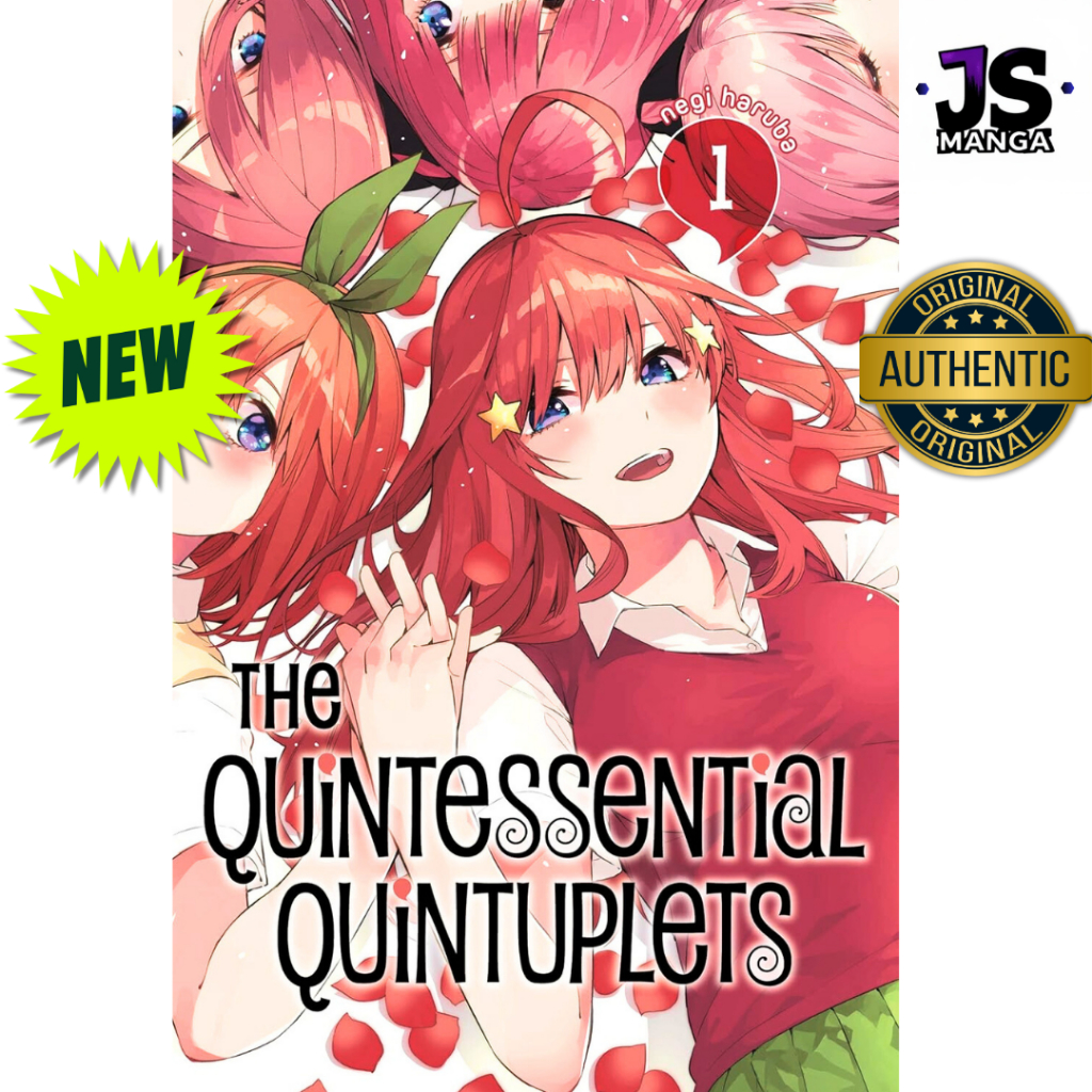 The Quintessential Quintuplets Vol 1 (English Manga Paperback) | Shopee ...