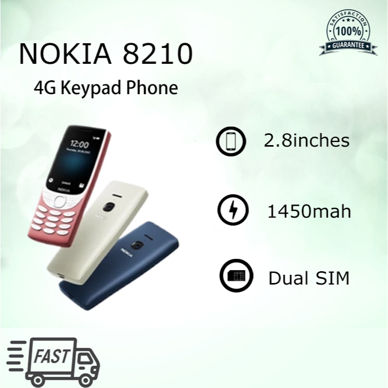 Original Brand New N8210 4G Keypad Phone 2.8 Inch with Rear Camera FM ...
