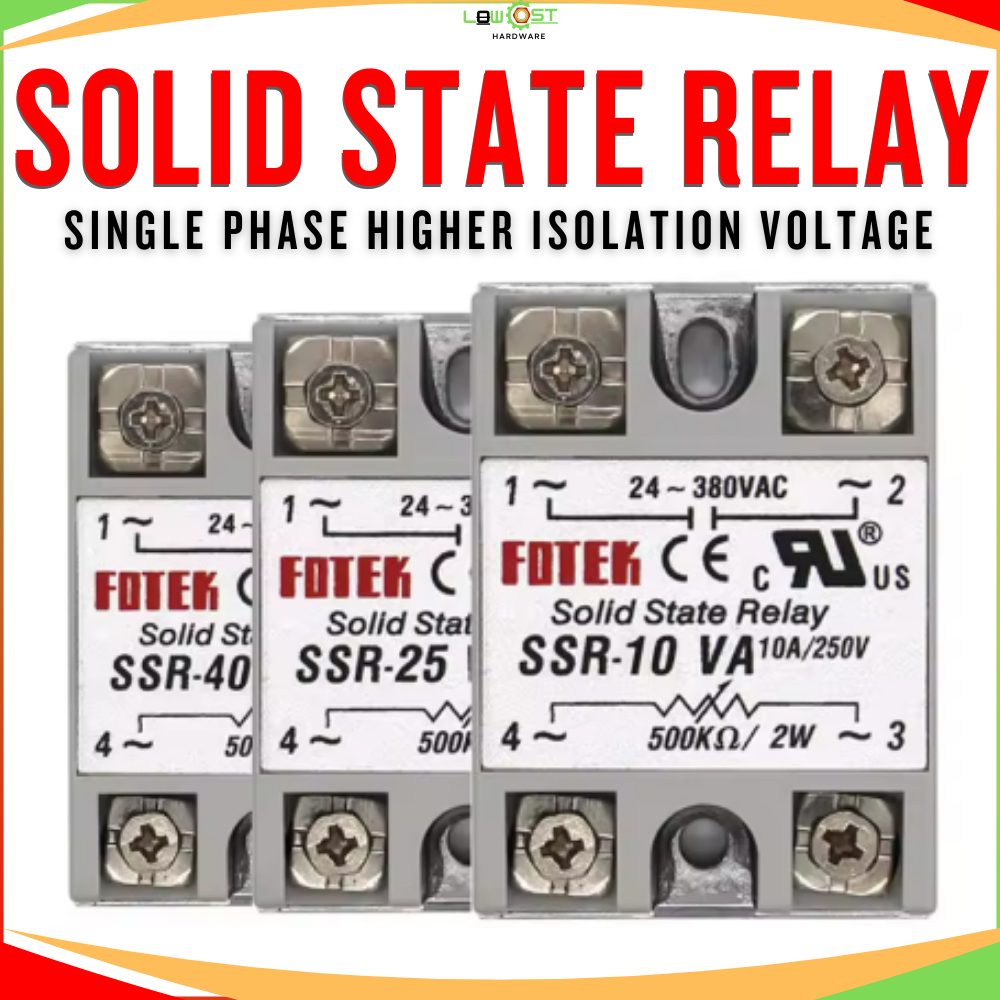 Single-Phase Solid State Relay (SSR) | DC-DC FDR1 DD220D60 60A | High-Performance SSR-60DD ...