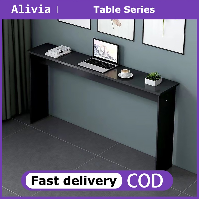 Long table Home student narrow table Bedroom bedside table Small office ...