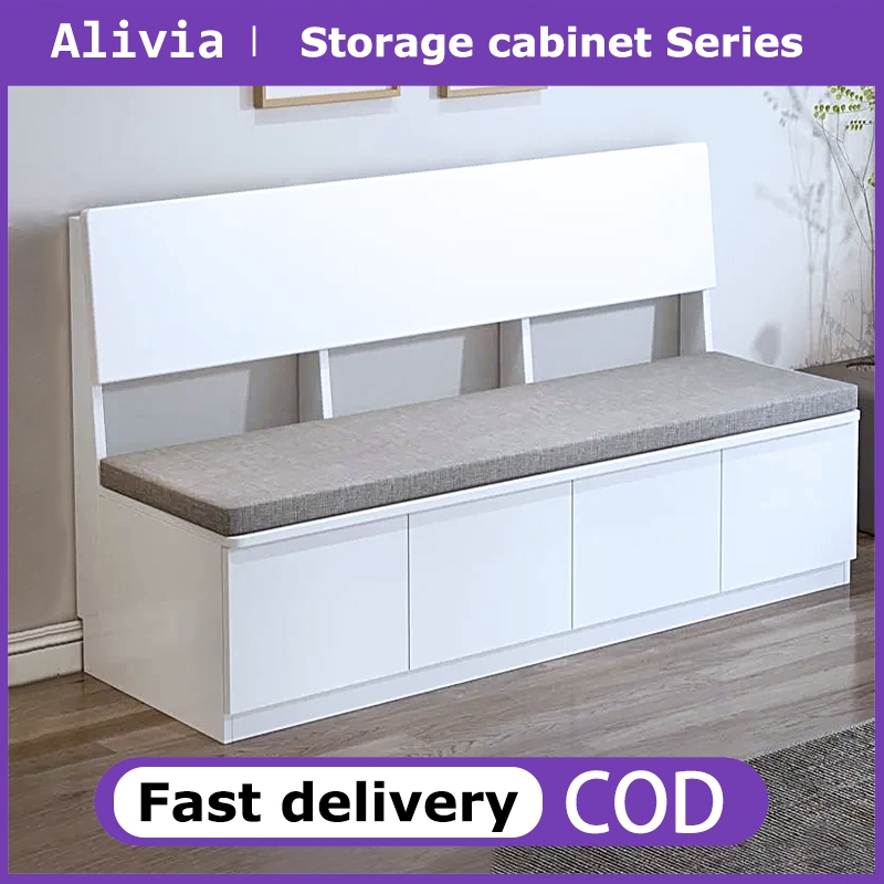 Alivia.Wooden Backrest stool（no foam）Booth sofa Bench Living room ...