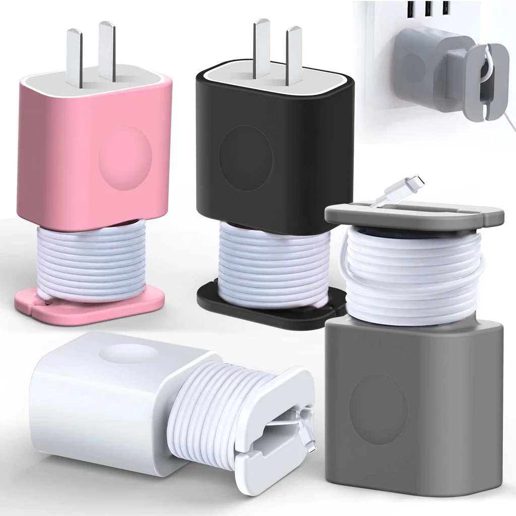 2in1 Data Cable Winder Anti-Break Protection Cable Storage CaseSilicone ...