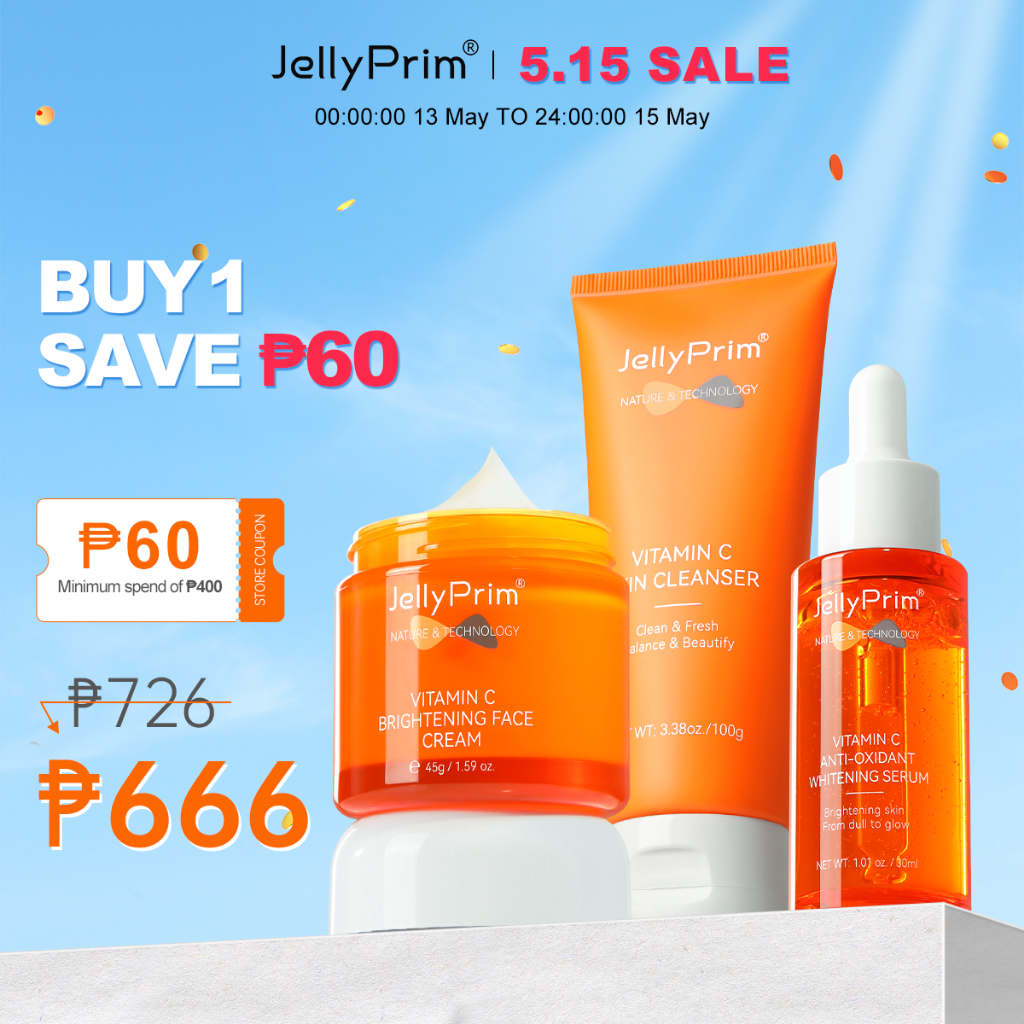 JellyPrim Vitamin C Whitening Facial Moisturizer Melasma Dark Spots ...